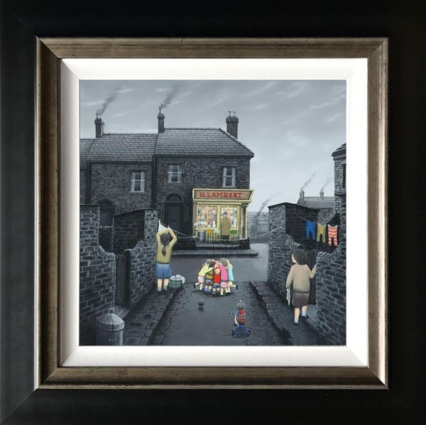 Leigh Lambert Save Me One Canvas - The Acorn Gallery, Pocklington