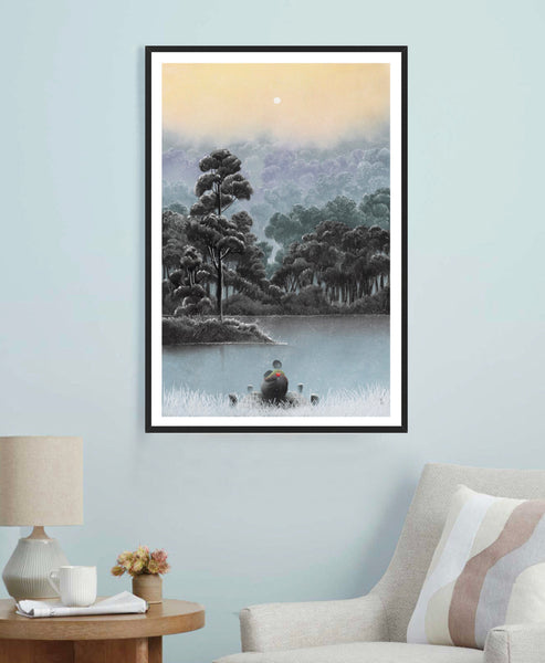 Always And Forever Framed by Mackenzie Thorpe - The Acorn Gallery, Pocklington