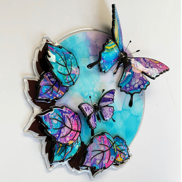 Mini Wall Art Butterfly Blue Original by Kevin Bandee - The Acorn ...