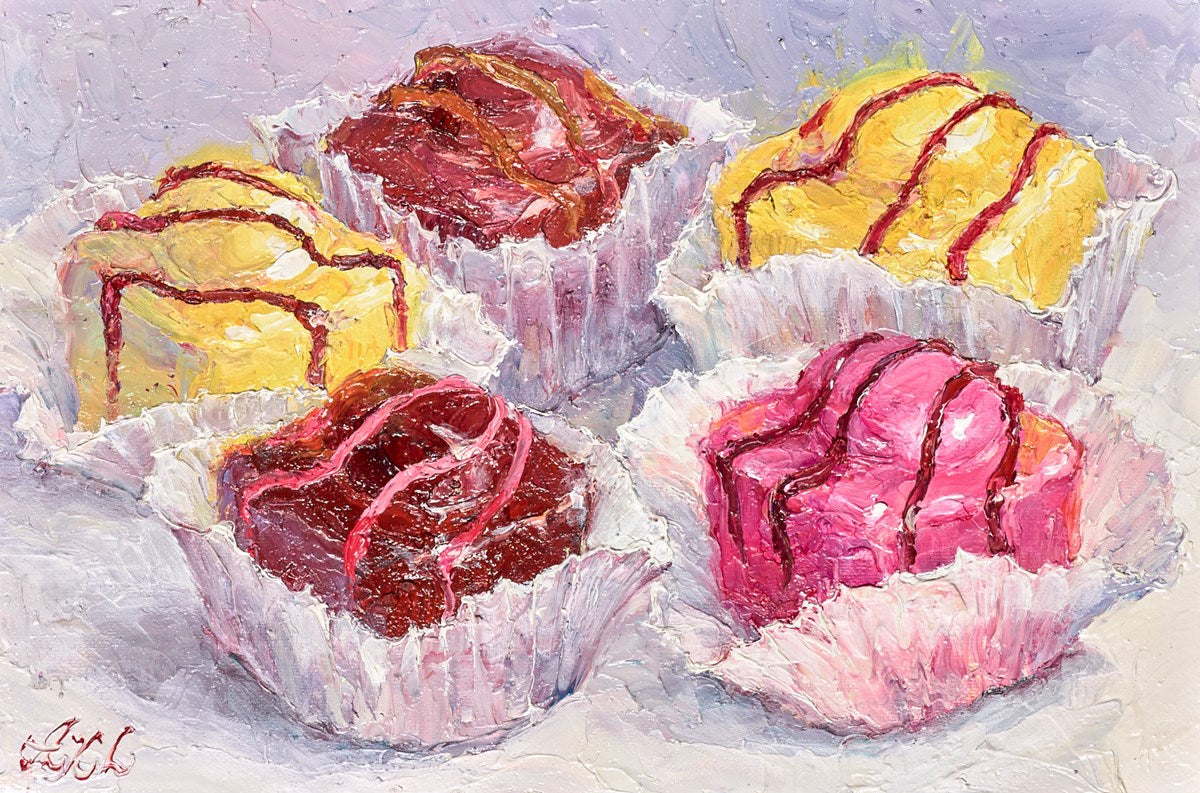 Lana Okiro French Fancies V Original - The Acorn Gallery, Pocklington