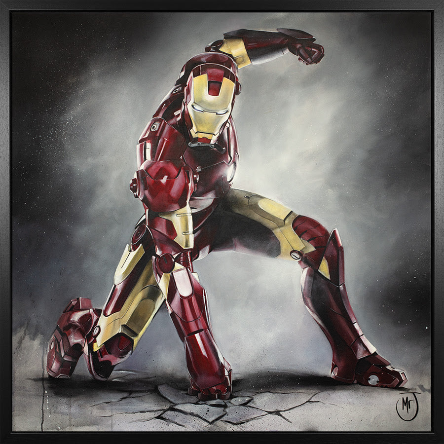 Superhero Landing Original by Mr J - The Acorn Gallery, Pocklington