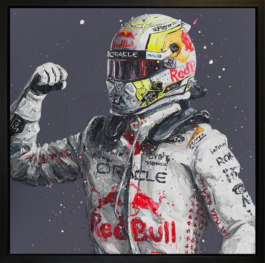 Paul Oz Viva Las Vegas Small Hand Embellished Canvas The Acorn Gallery