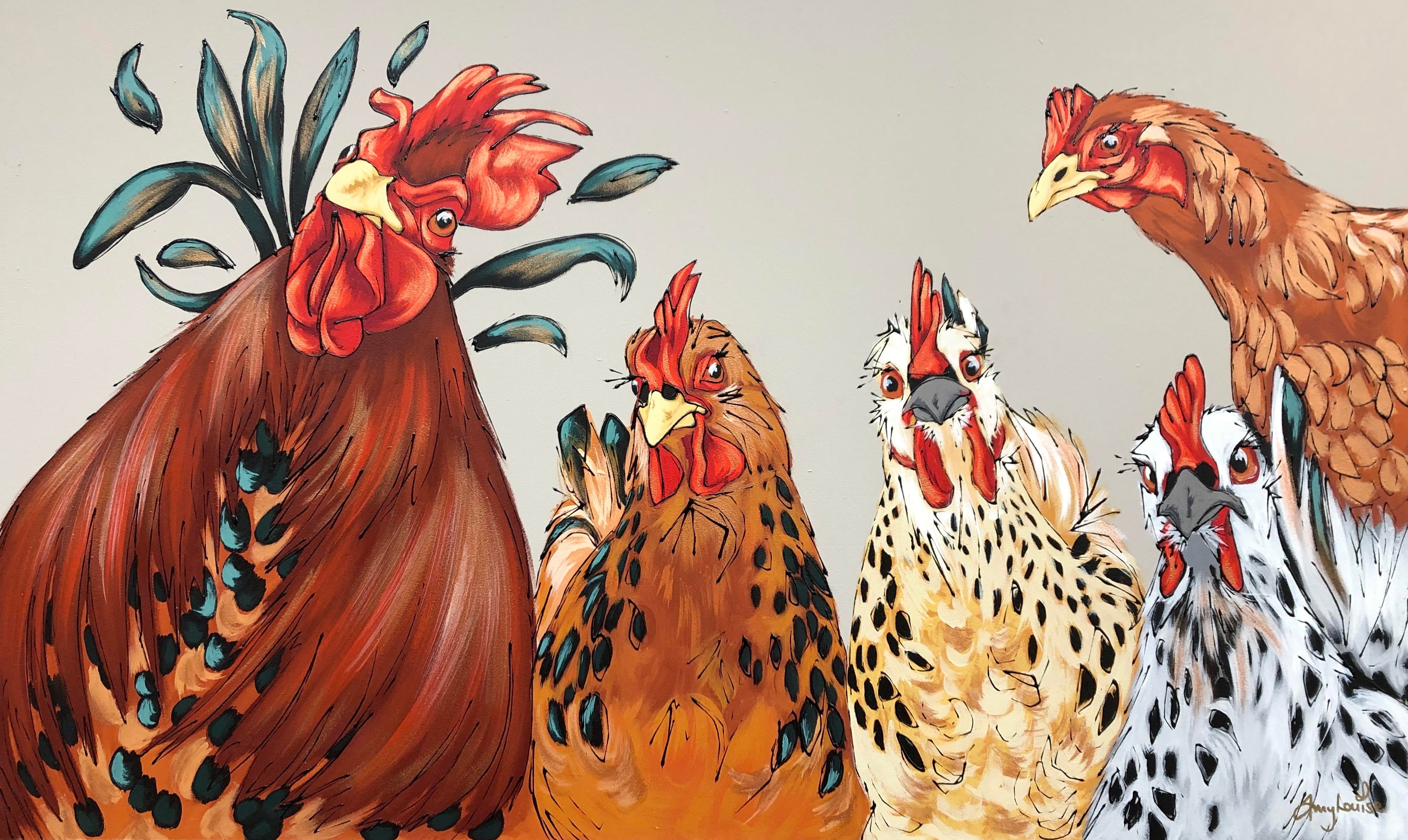 Amy Louise Form An Orderly Queue - The Acorn Gallery, Pocklington