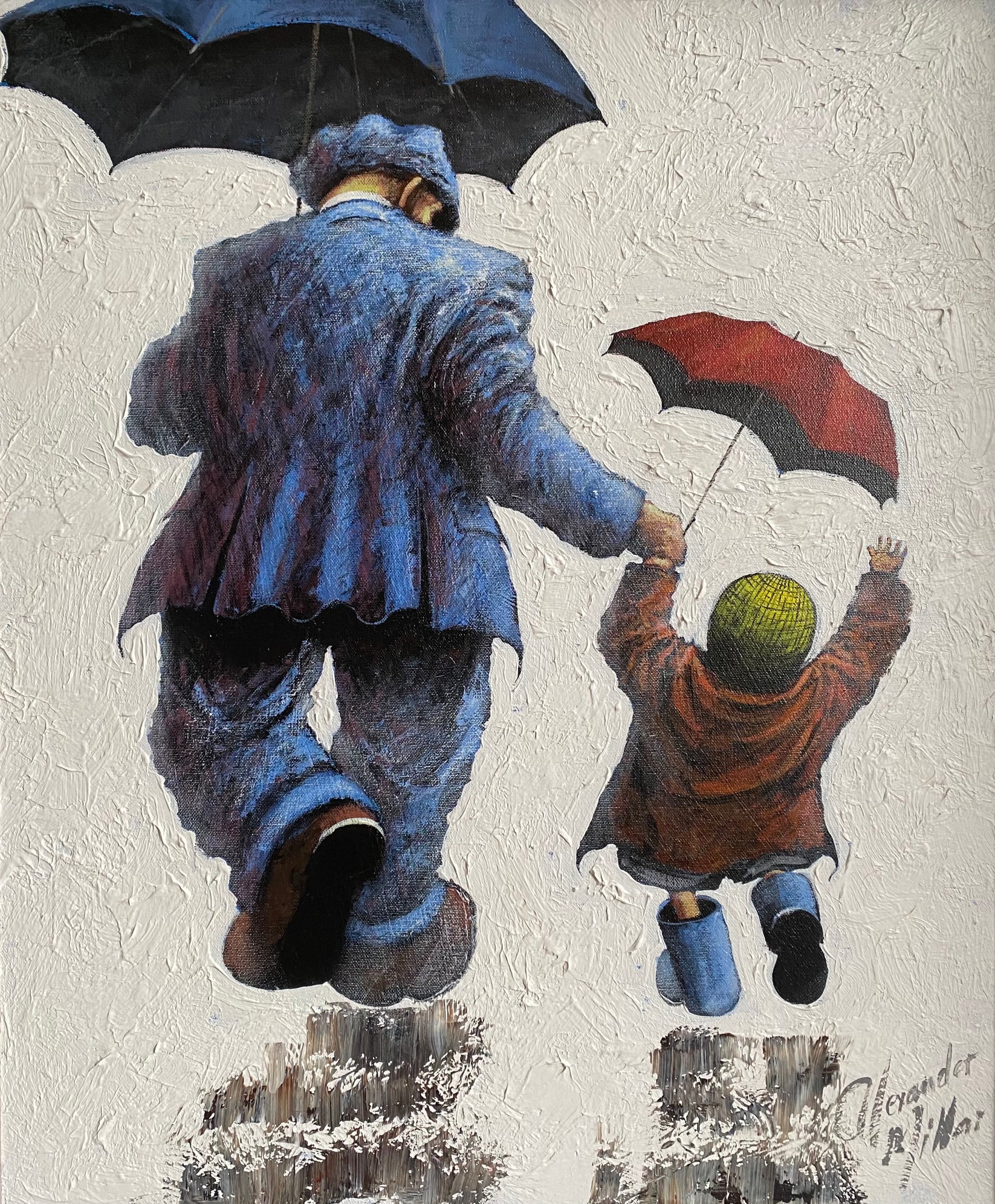 Alexander Millar Come Rain Or Shine Original - The Acorn Gallery
