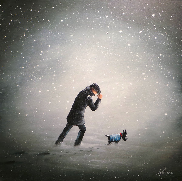Cold Hands And Cold Paws Original by Danny Abrahams - The Acorn Gallery