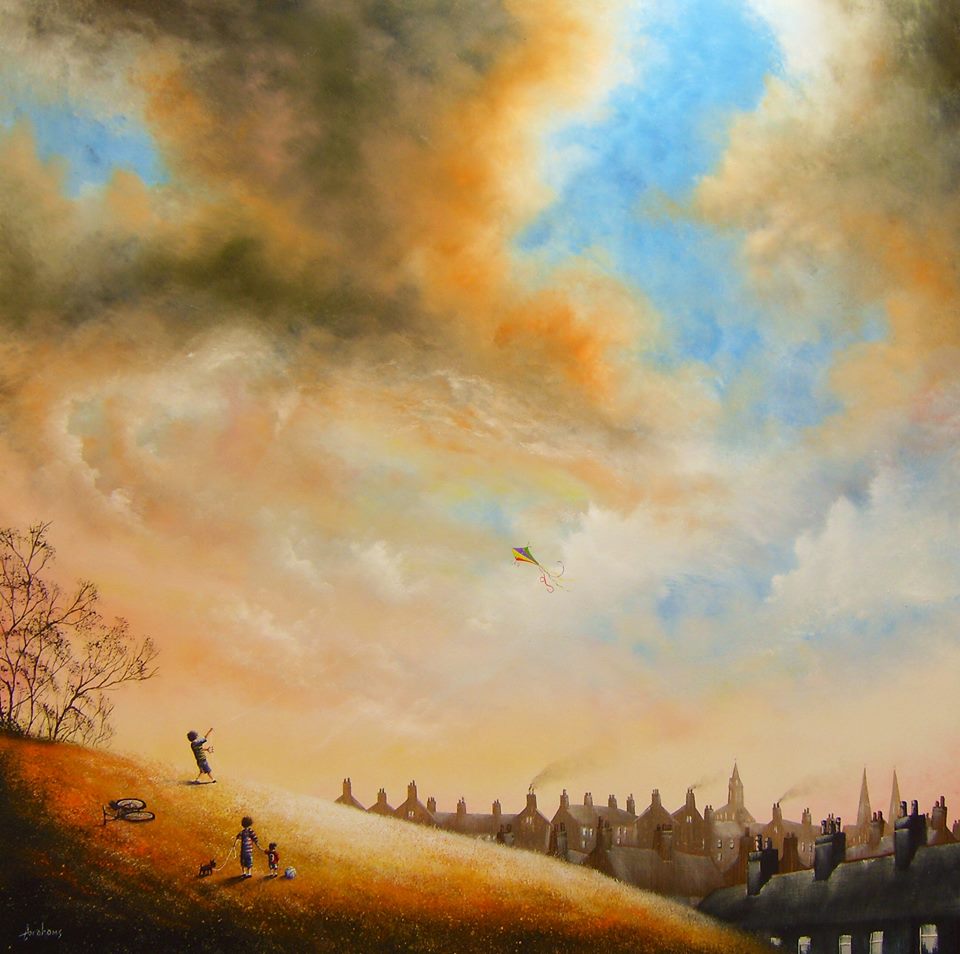 Danny Abrahams Feeling On Top Of World Original - The Acorn Gallery
