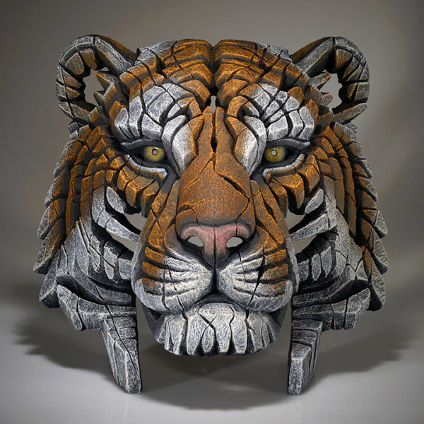 EDGE Sculpture Tiger Bust - The Acorn Gallery, Pocklington