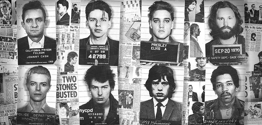 Music's Most Wanted (Music Icon Mugshots) by JJ Adams - The Acorn ...