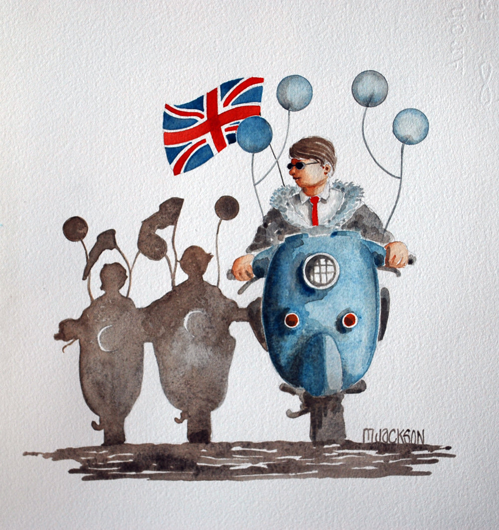 Cool And The Gang Original by Mike Jackson-The Acorn Gallery