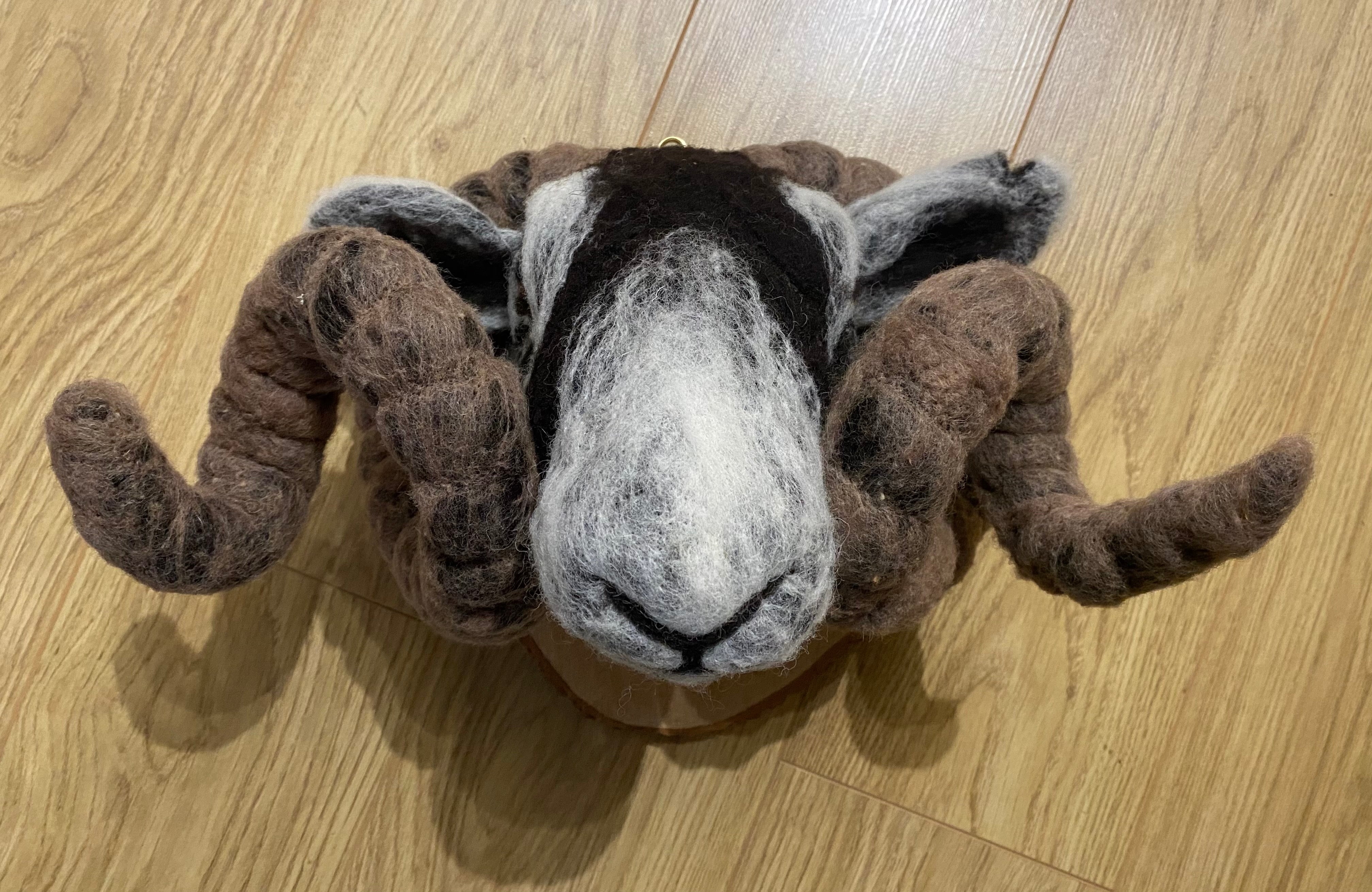 Maxine Lowery Needlefelt Swaledale Ram Large Original - Pocklington ...