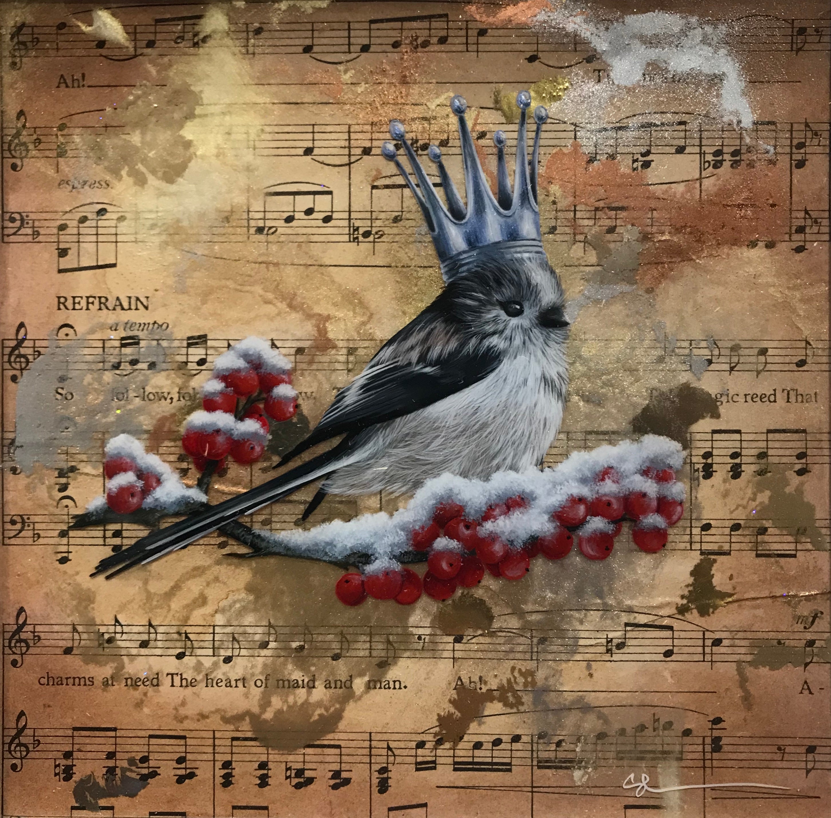 The Ice King Original by Sarah Louise Ewing - The Acorn Gallery