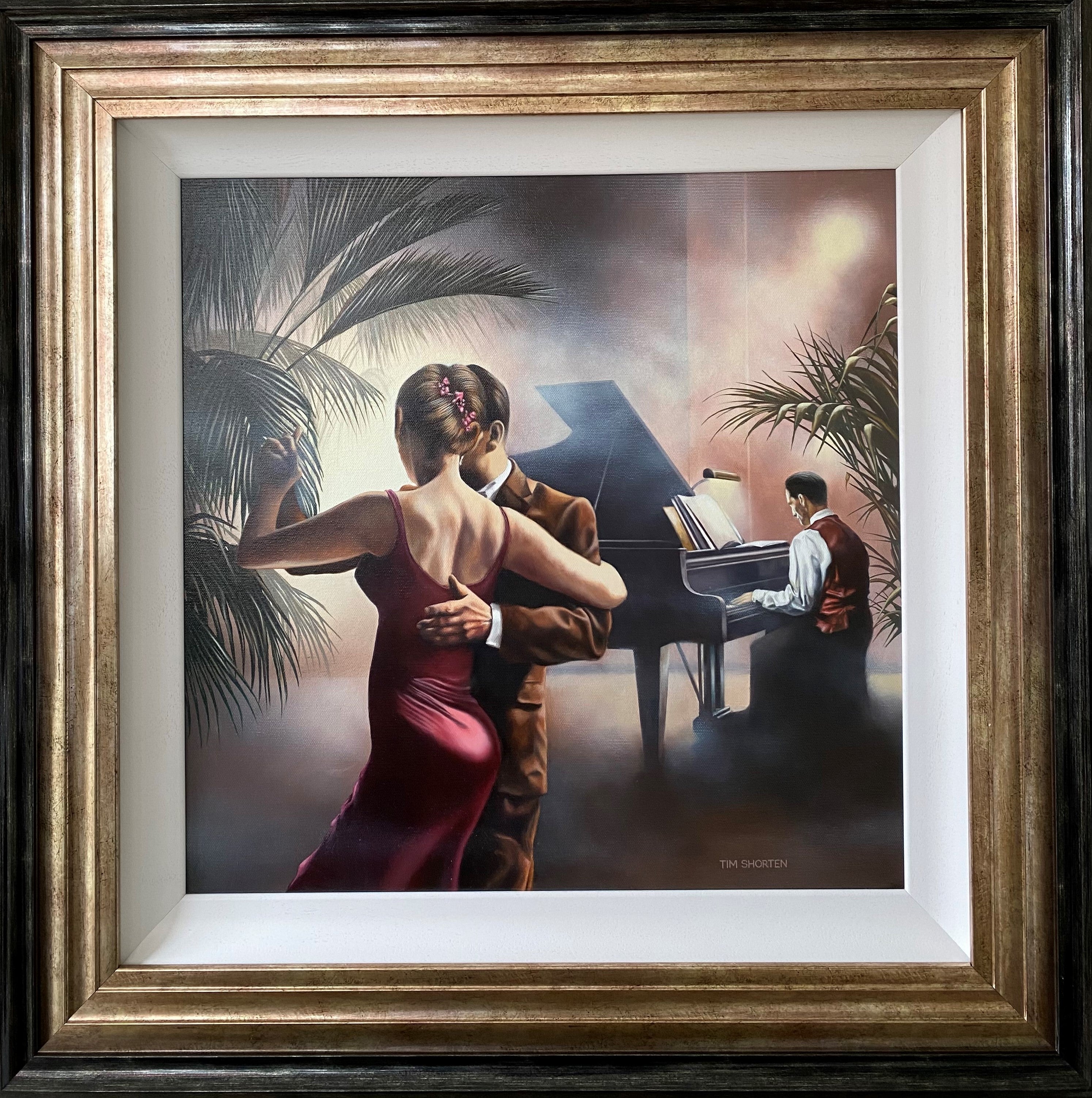 Tim Shorten Tango Del Amour Original Oil Painting - The Acorn Gallery