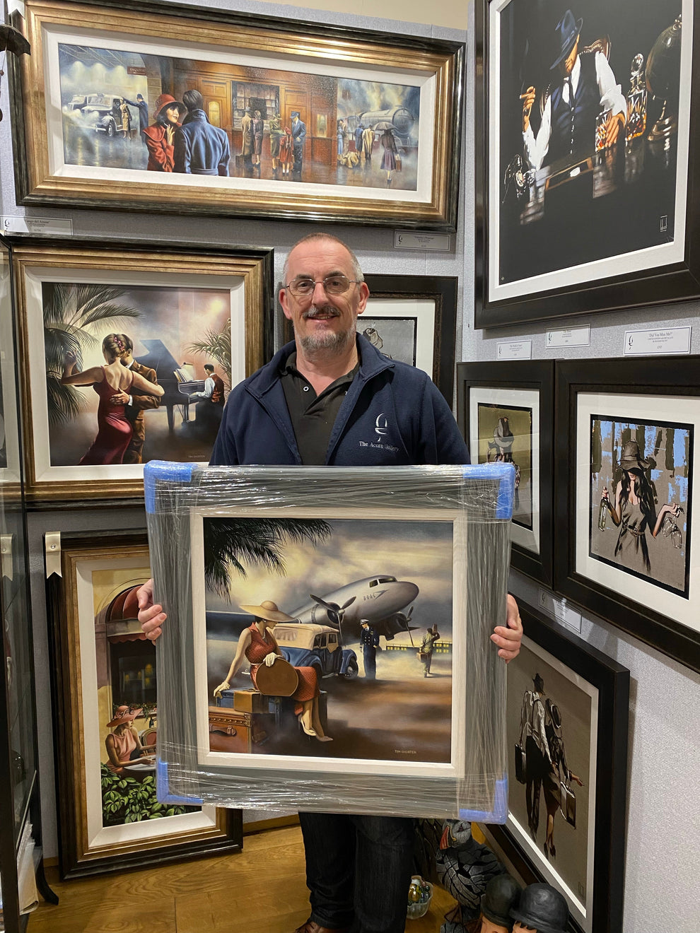 Tim Shorten | Last Flight To Cairo Original Painting - Acorn Gallery ...